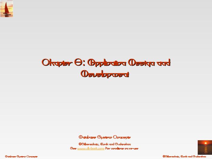 مرجع دانلود پاورپوینت | Chapter 8: Application Design and Development