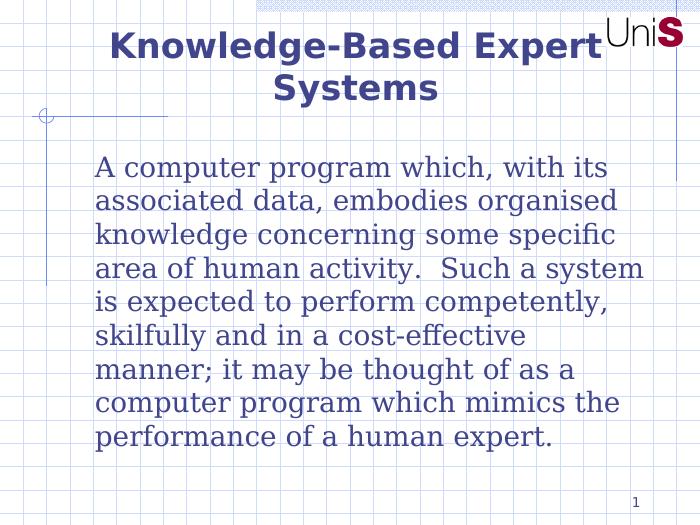 مرجع دانلود پاورپوینت | Knowledge-Based Expert Systems