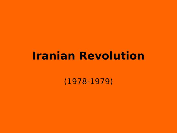 مرجع دانلود پاورپوینت | Iranian Revolution